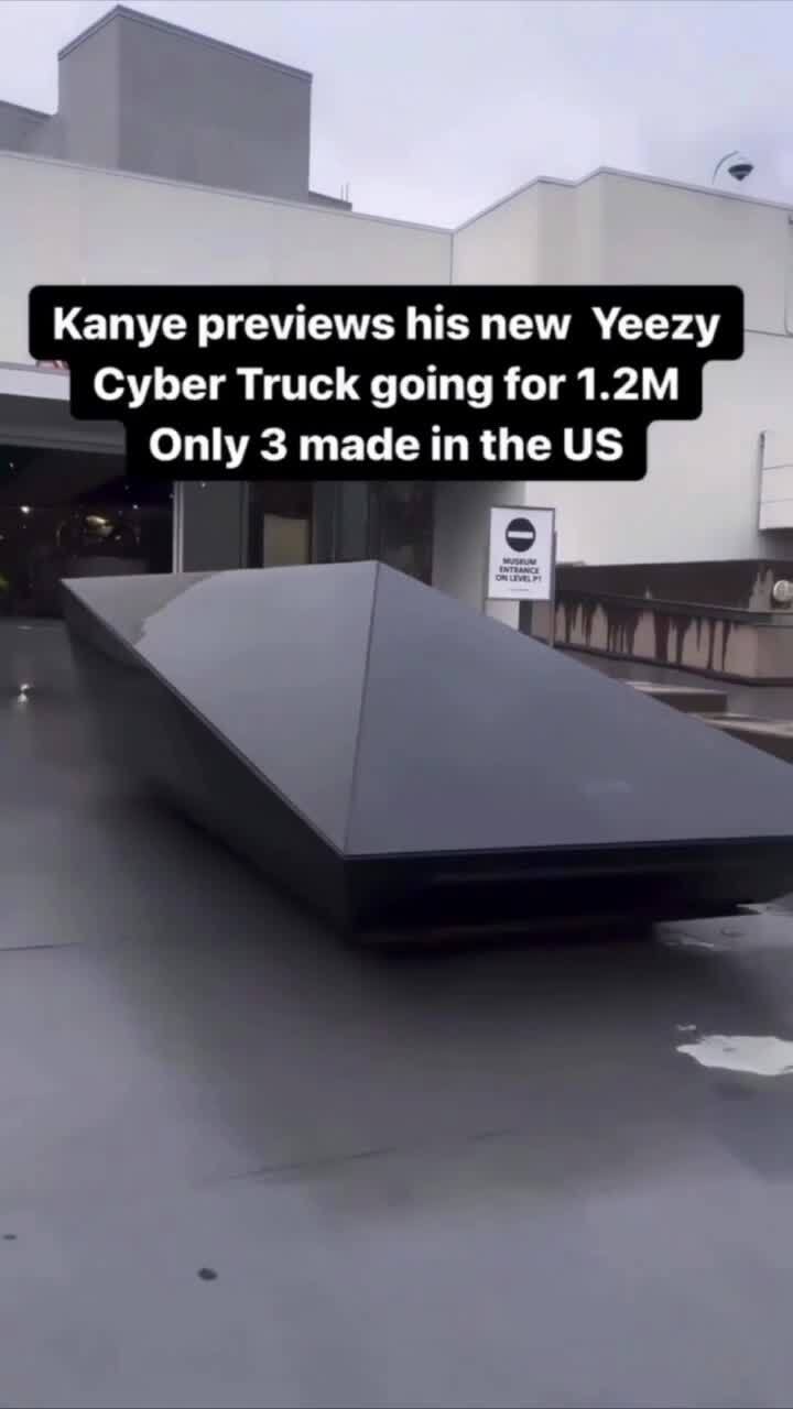 Канье Уэст и Tesla выпустили новую модель авто — Yeezy Cybertruck. Цена ...